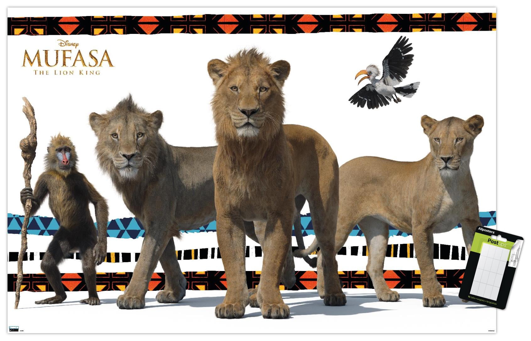 Disney Mufasa: The Lion King - Group Wall Poster, 22.375" x 34 ...