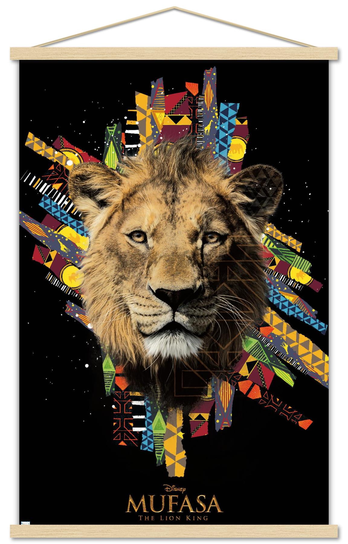 Disney Mufasa: The Lion King - Mufasa Wall Poster with Magnetic Frame ...