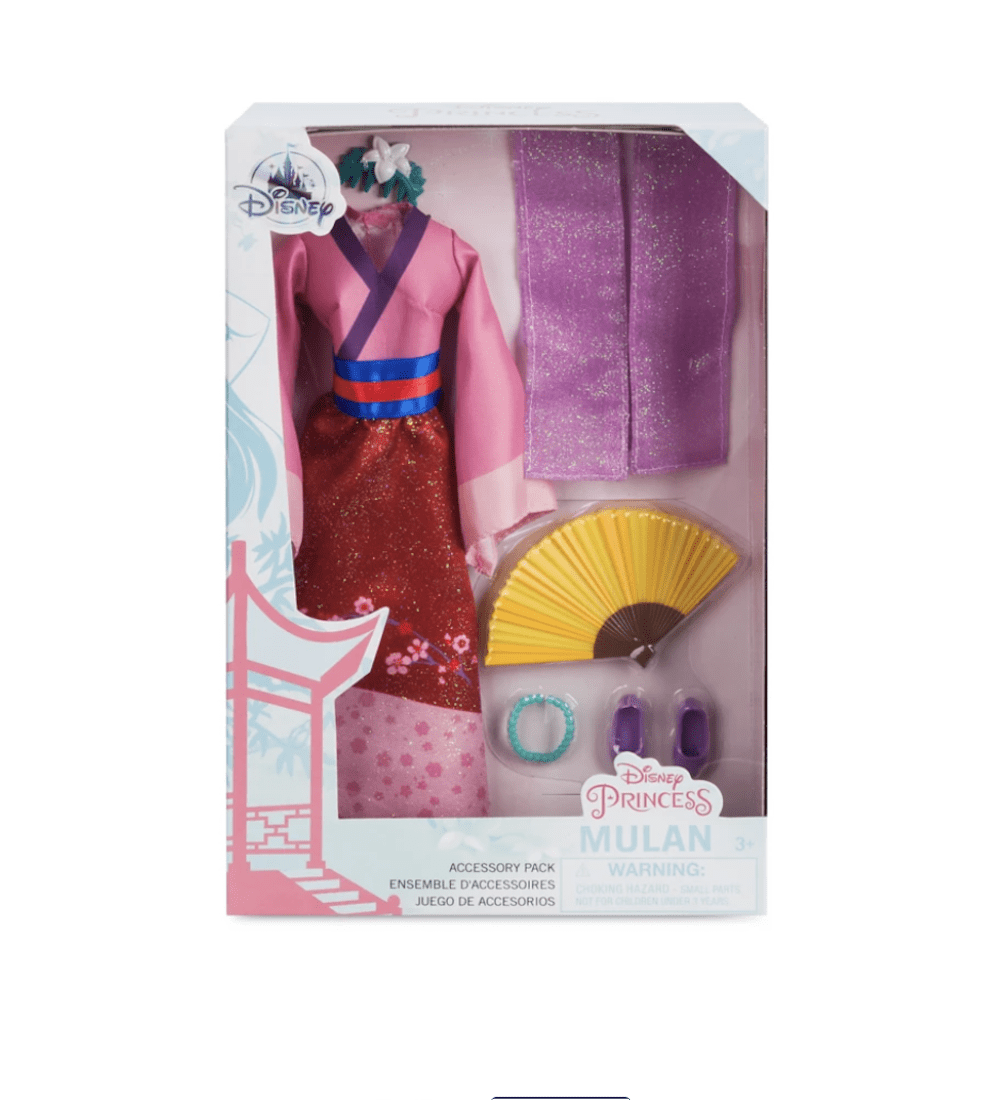 Disney Mulan Classic Doll Clothing Accessory Pack, Box, Polyester ...
