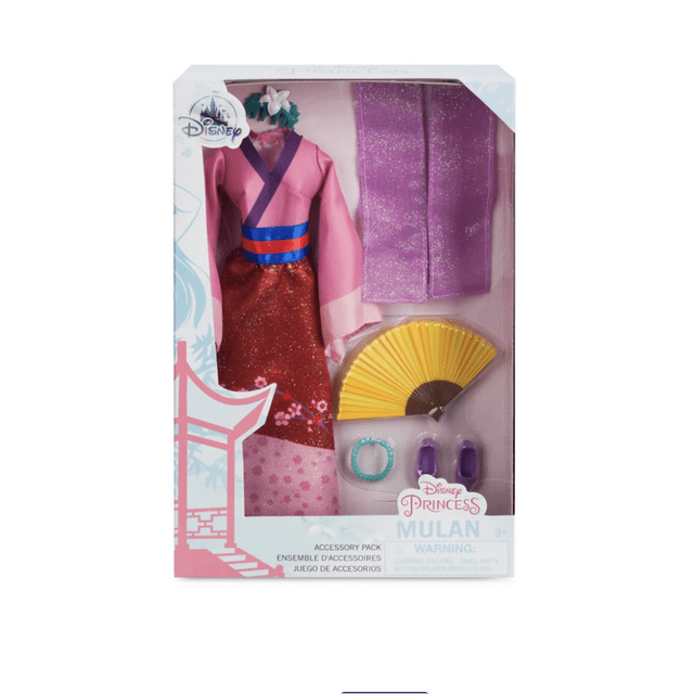 Disney Mulan Classic Doll Clothing Accessory Pack, Box, Polyester Multicolor - Walmart.com