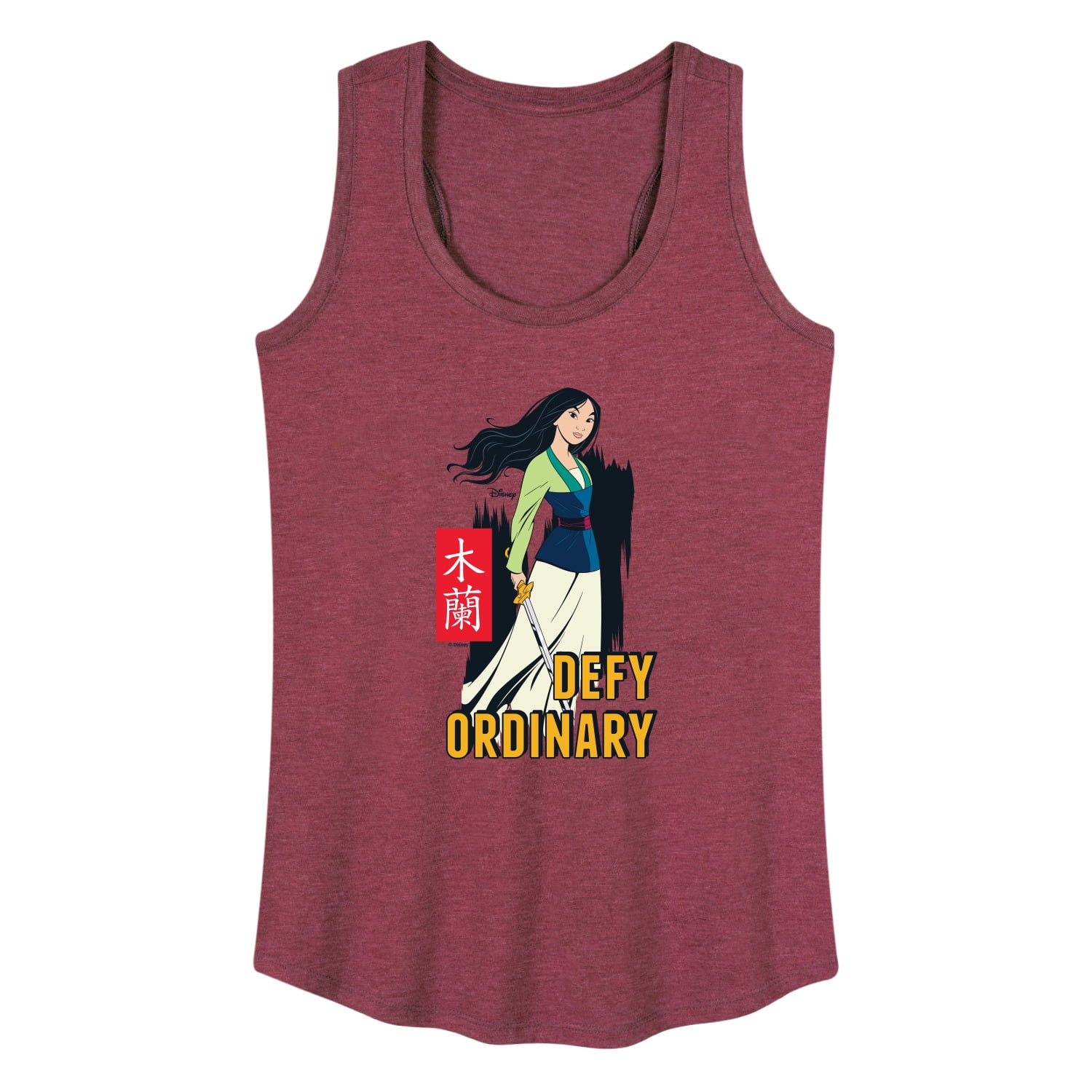 Disney Mulan - Defy Ordinary - Women's Racerback Tank Top - Walmart.com