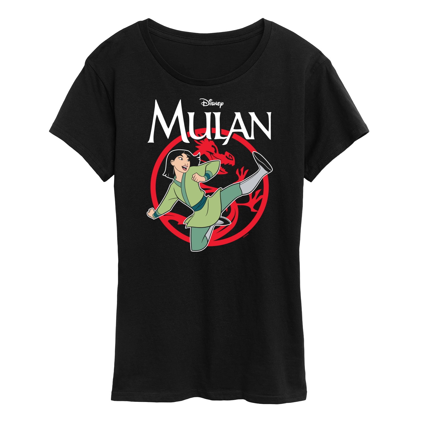 Disney Mulan - Dragon Warrior Karate Kick - Women's Short Sleeve ...