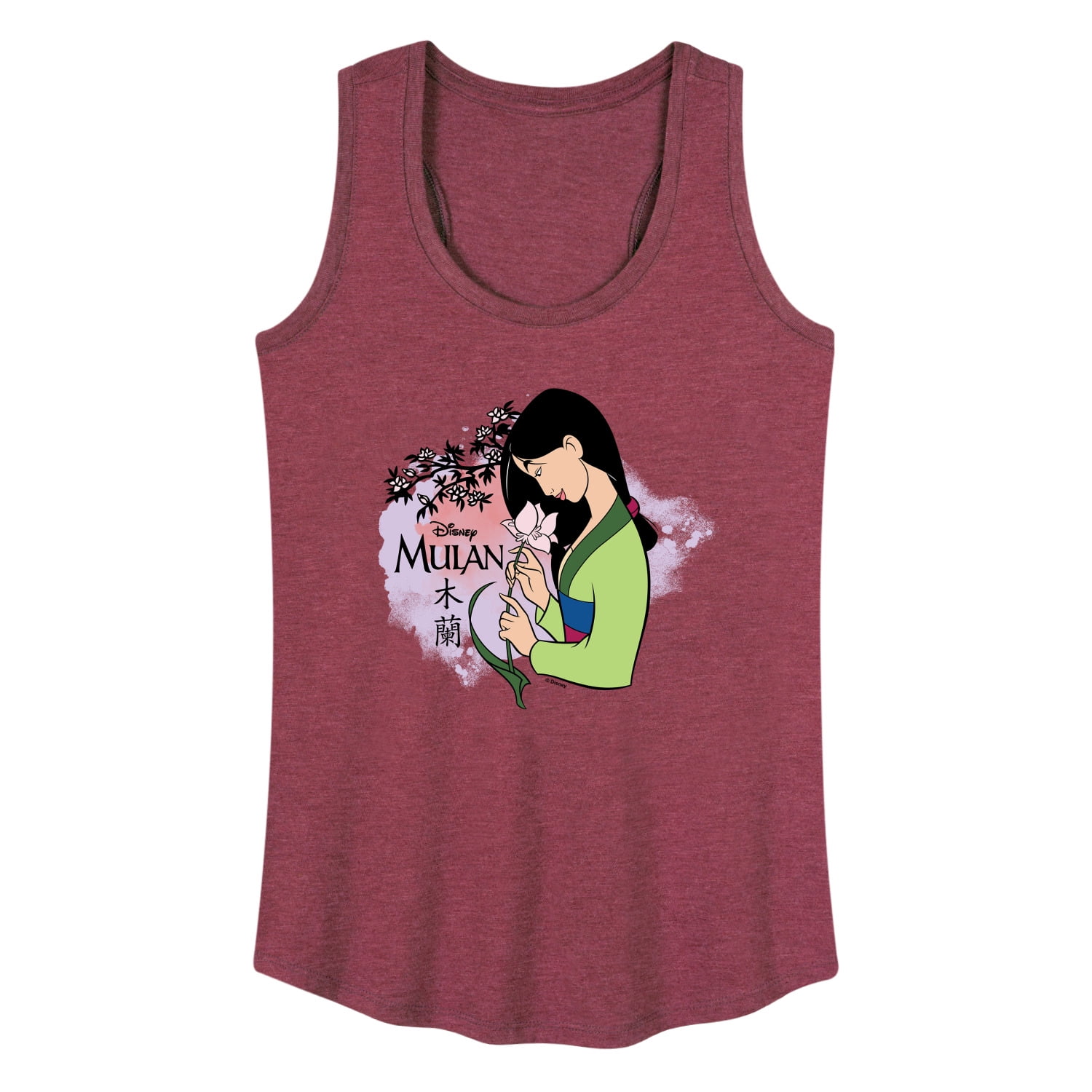 Disney Mulan - Flowers in Bloom - Women's Racerback Tank Top - Walmart.com