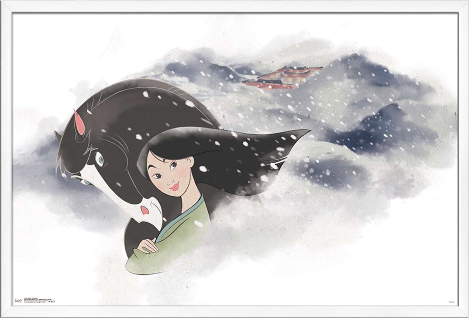 Disney Mulan - Mountain Wall Poster, 22.375" x 34", Framed - Walmart.com