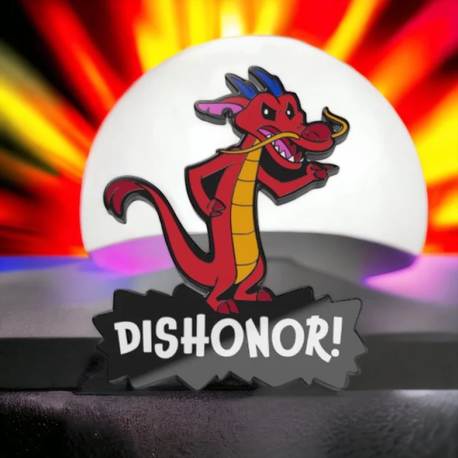 Disney Mulan - Mushu Dishonor Enamel Pin - Walmart.com