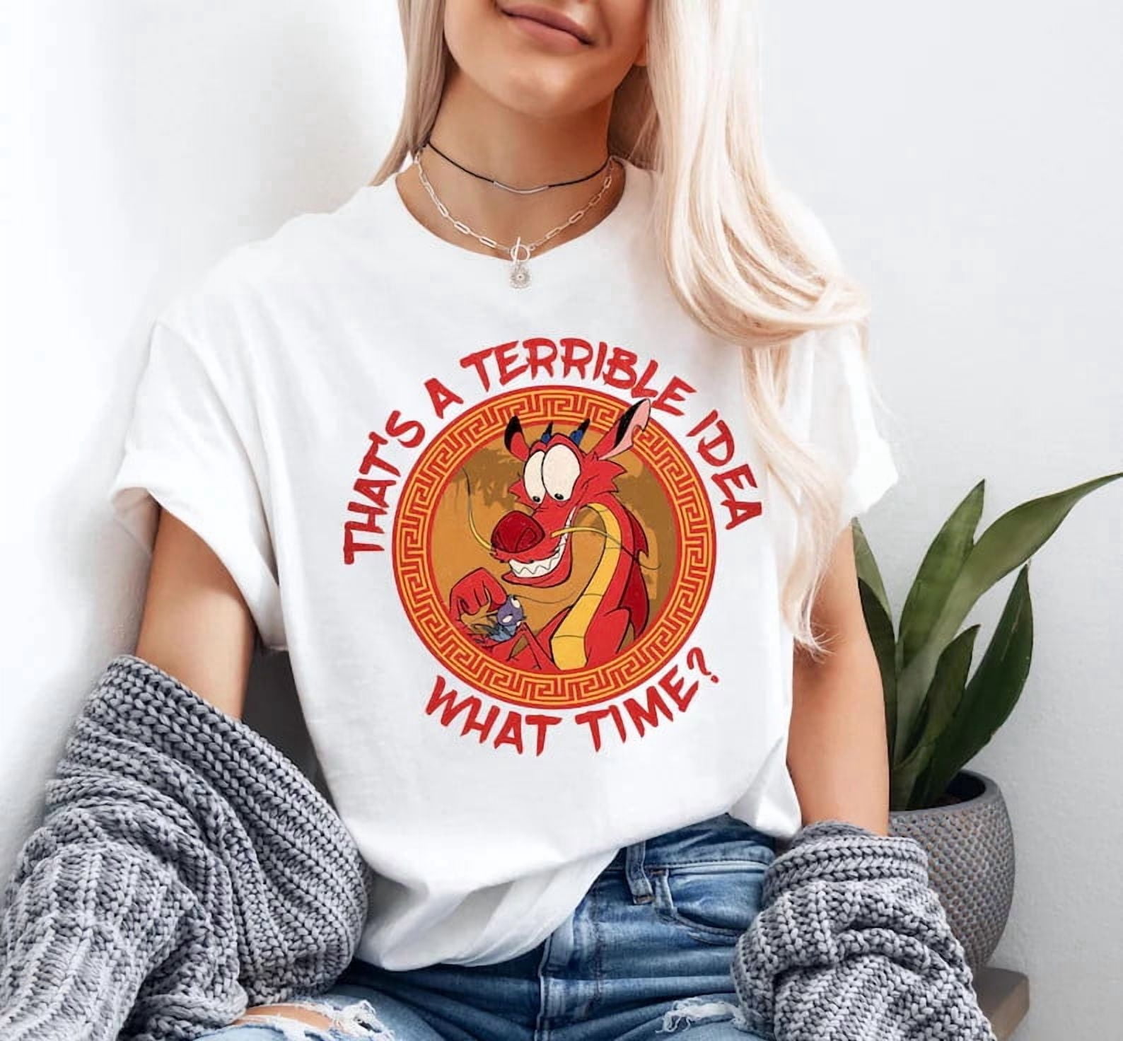 Disney Mulan Mushu Dragon That Is A Terrible Idea Sarcastic Mythical ...