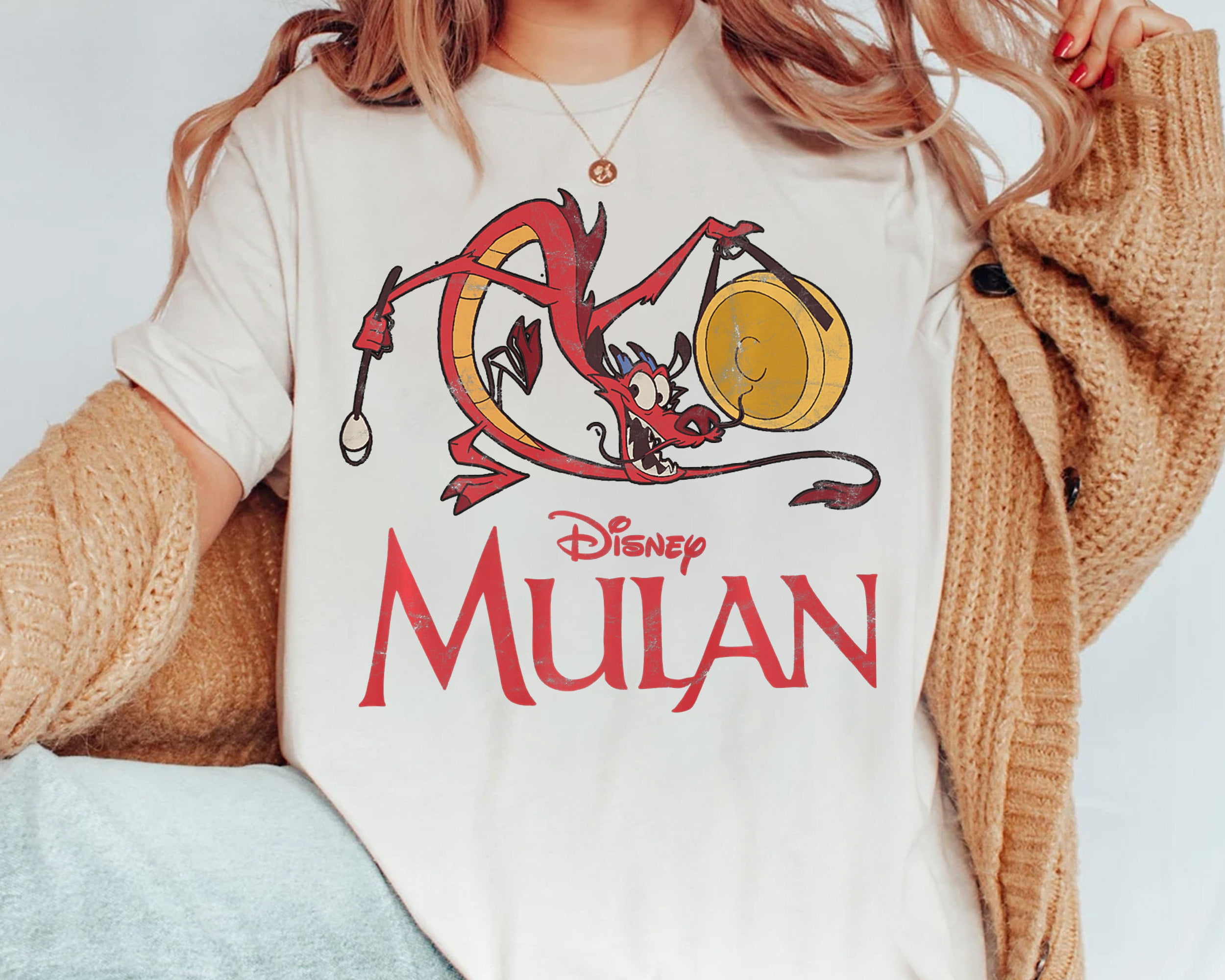 Disney Mulan Mushu Portrait Logo , Funny Mushu Dragon Tee, WDW Magic ...