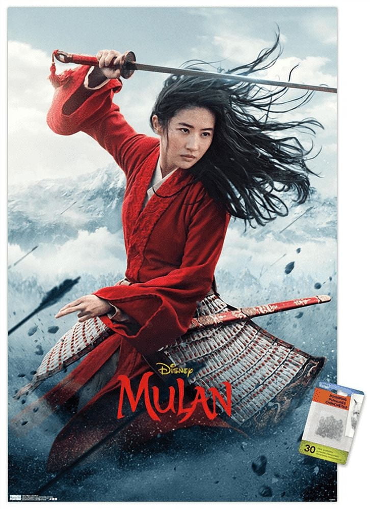 Disney Mulan - One Sheet Wall Poster with Push Pins, 22.375" x 34 ...