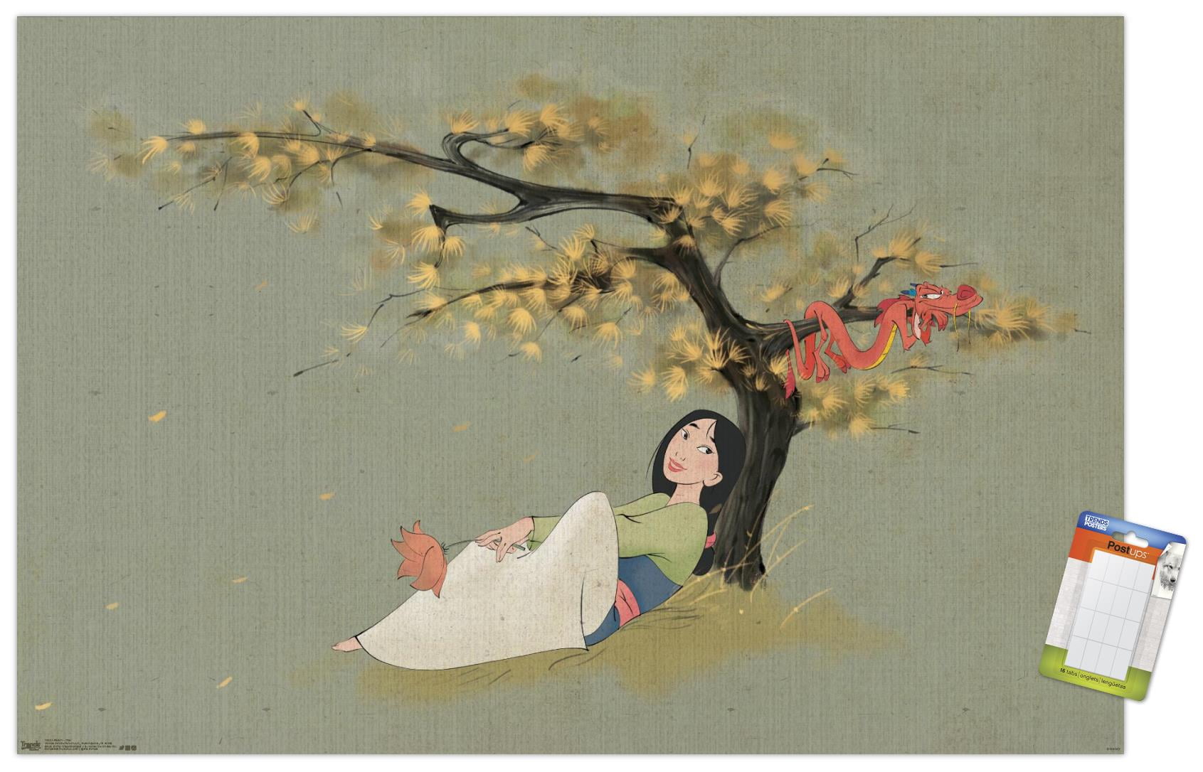 Disney Mulan - Tree Wall Poster, 14.725" x 22.375" - Walmart.com