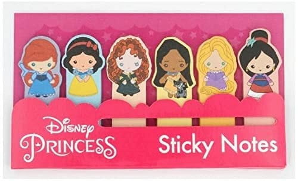 Disney Multicolor Rectangular Sticky Notes, 6 Pads, 6 Count, 1 Pack ...