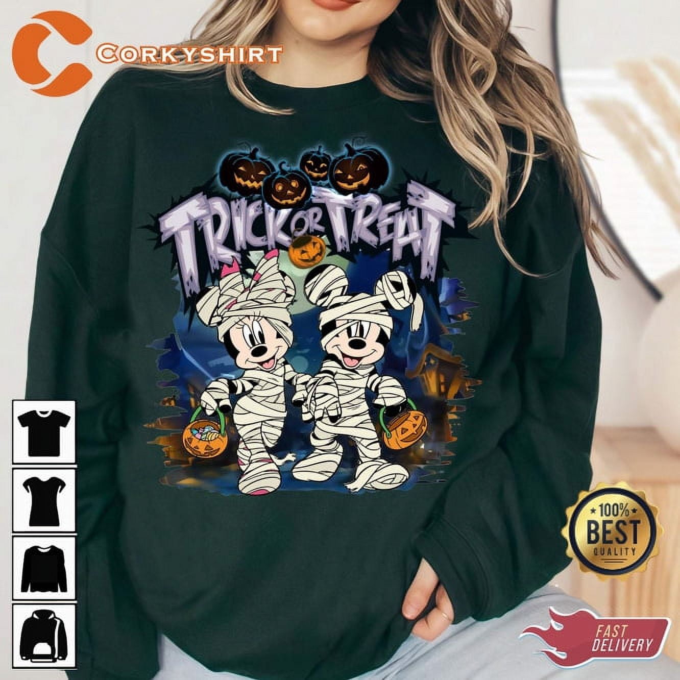 Disney Mummy Mickey And Minnie Halloween Mummy Pumpkin Costume ...