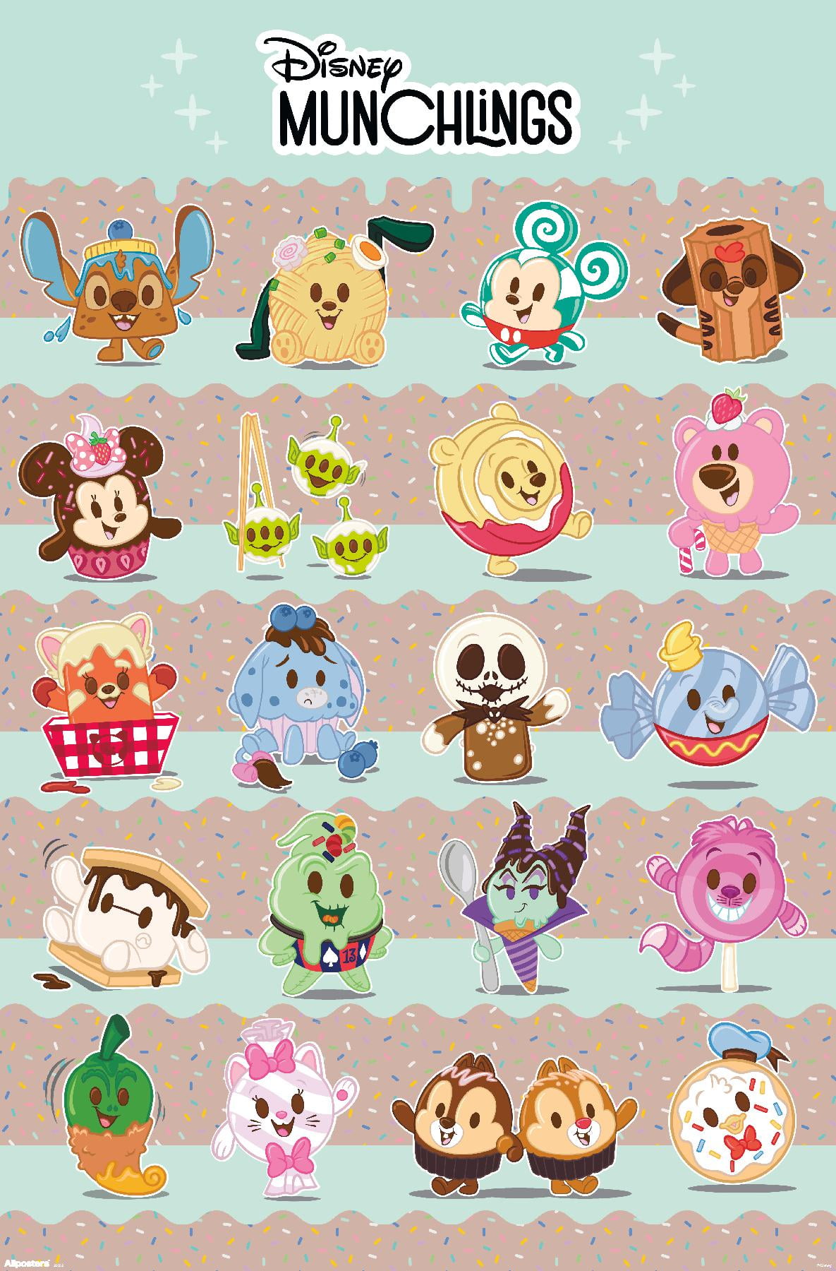 Disney Munchlings - Grid Wall Poster, 22.375" x 34" - Walmart.com