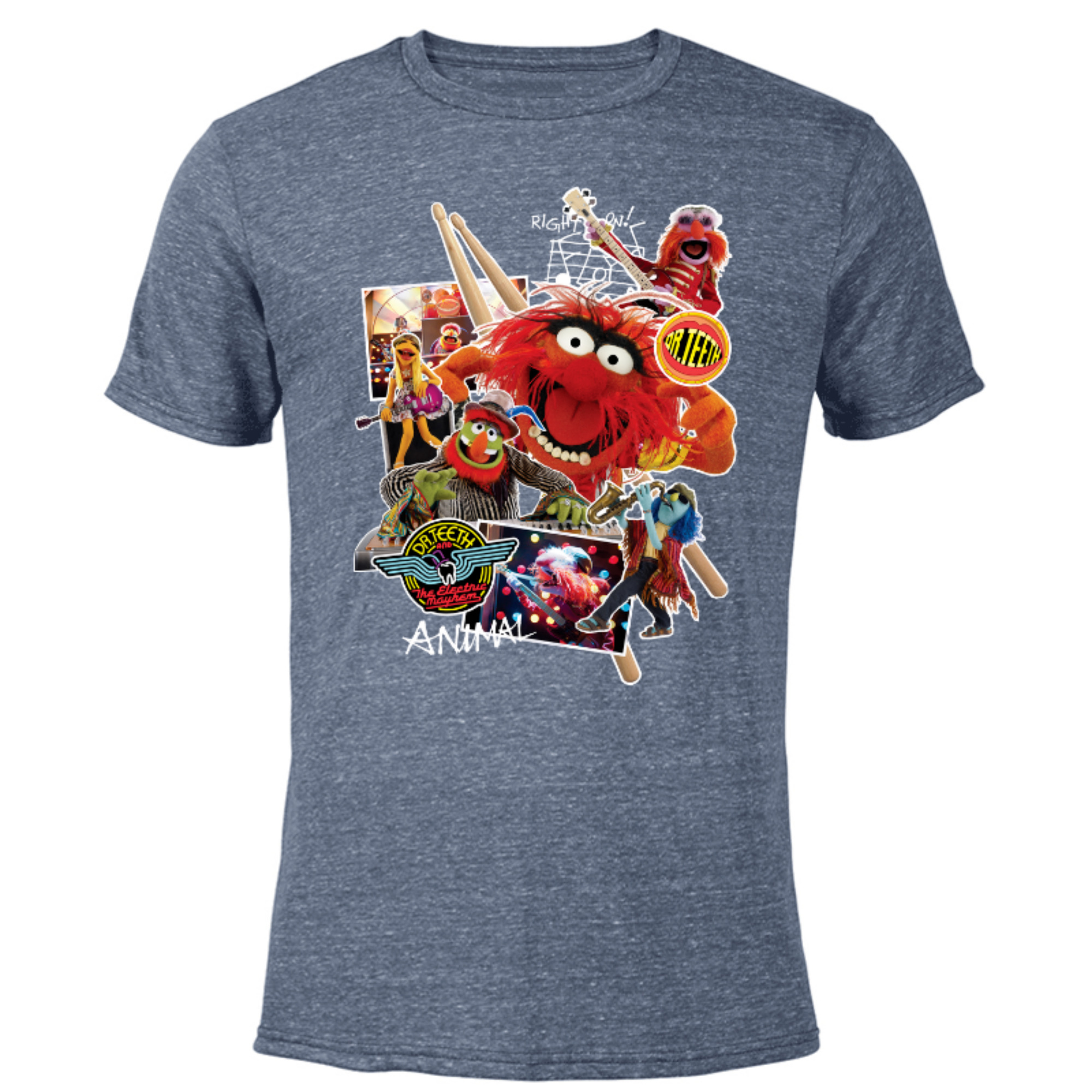 Disney Muppets Animal Dr. Teeth and the Electric Mayhem - Short Sleeve ...