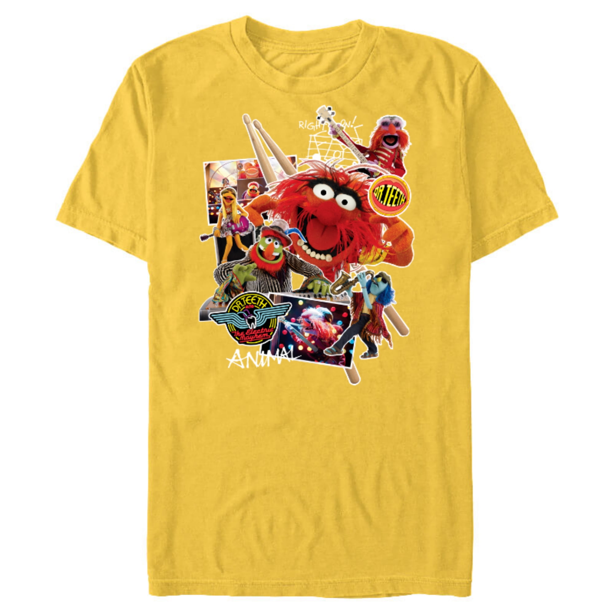 Disney Muppets Animal Dr. Teeth and the Electric Mayhem - Short Sleeve ...