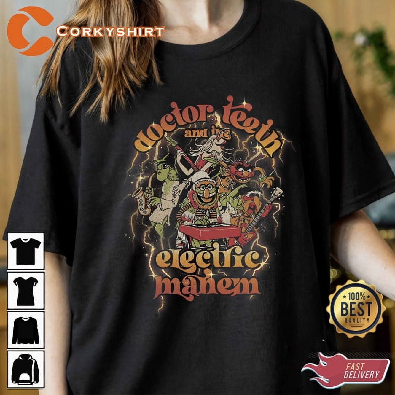 Disney Muppets Doctor Teeth And The Electric Mayhem Halloween Costume ...