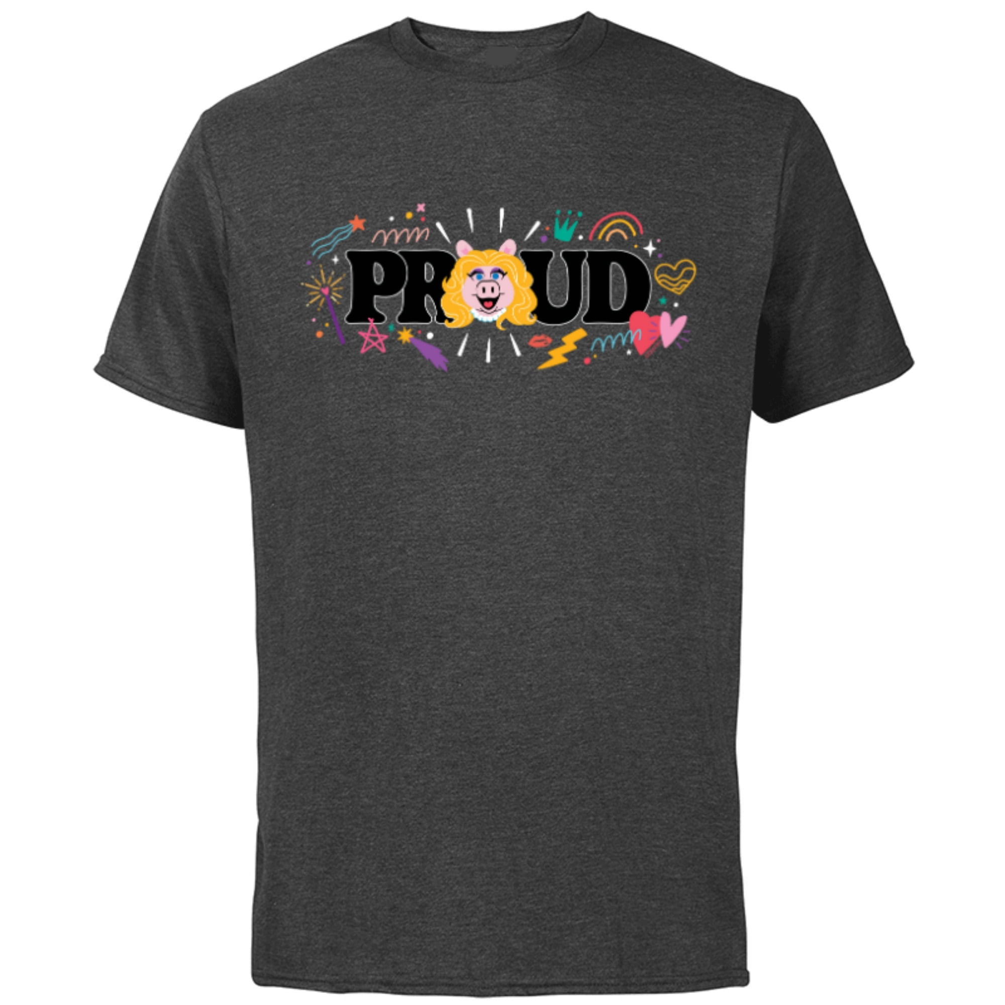 Disney Muppets Pride Miss Piggy Proud Rainbow Doodles - Short Sleeve ...