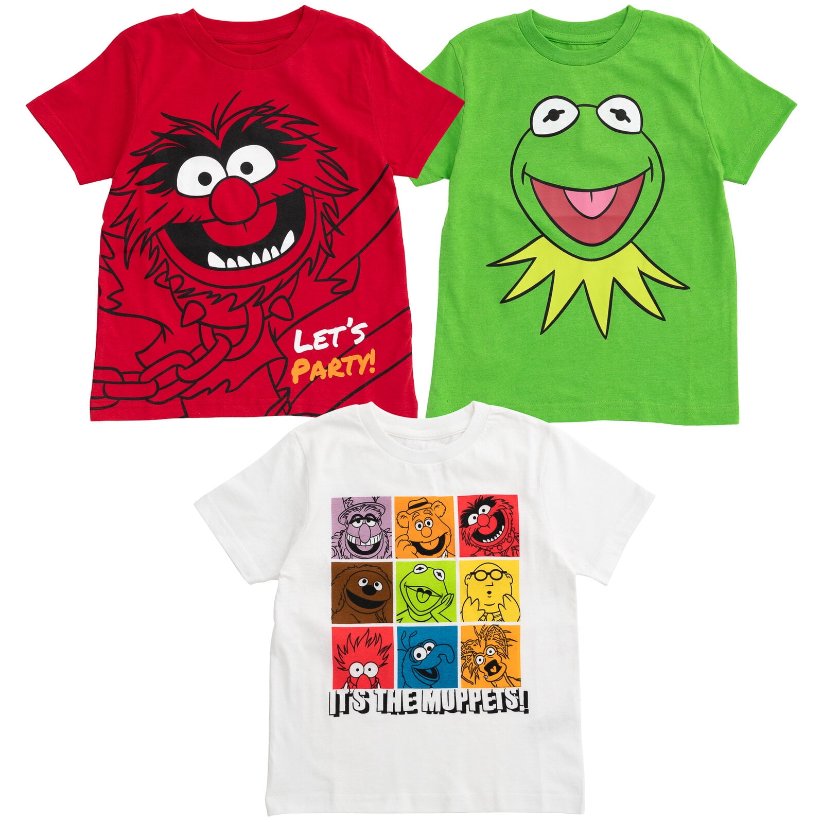 Disney Muppets Toddler Boys T-Shirts, Rowlf the Dog, Kermit Frog, Gonzo ...