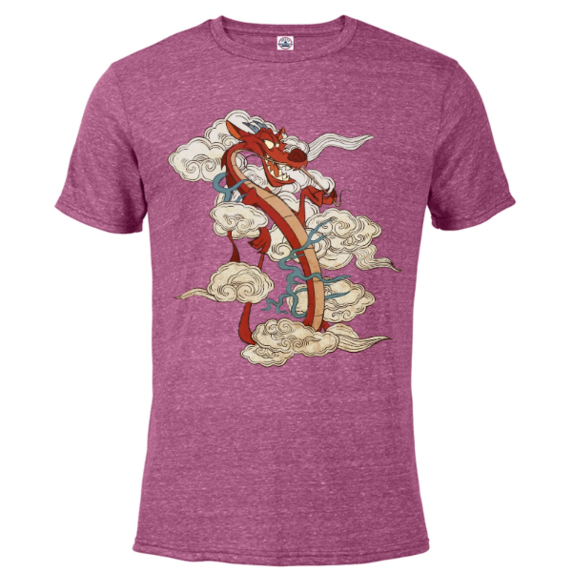 Disney Mushu T-Shirt- Short Sleeve Blended T-Shirt for Adults ...