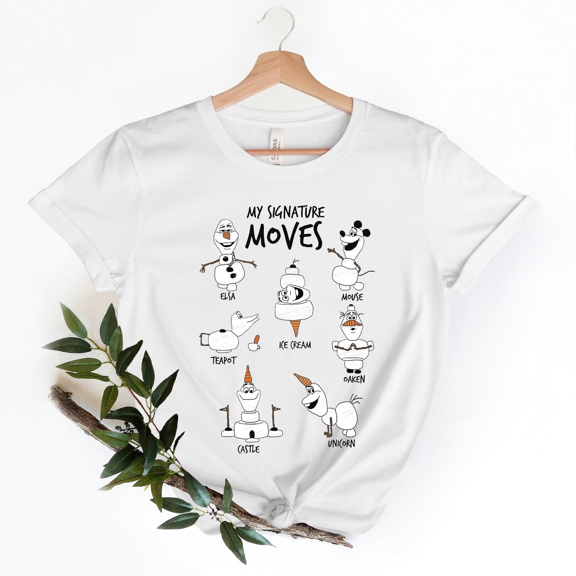 Disney My Signature Moves T-Shirt Funny Olaf Christmas Shirt Olaf My ...