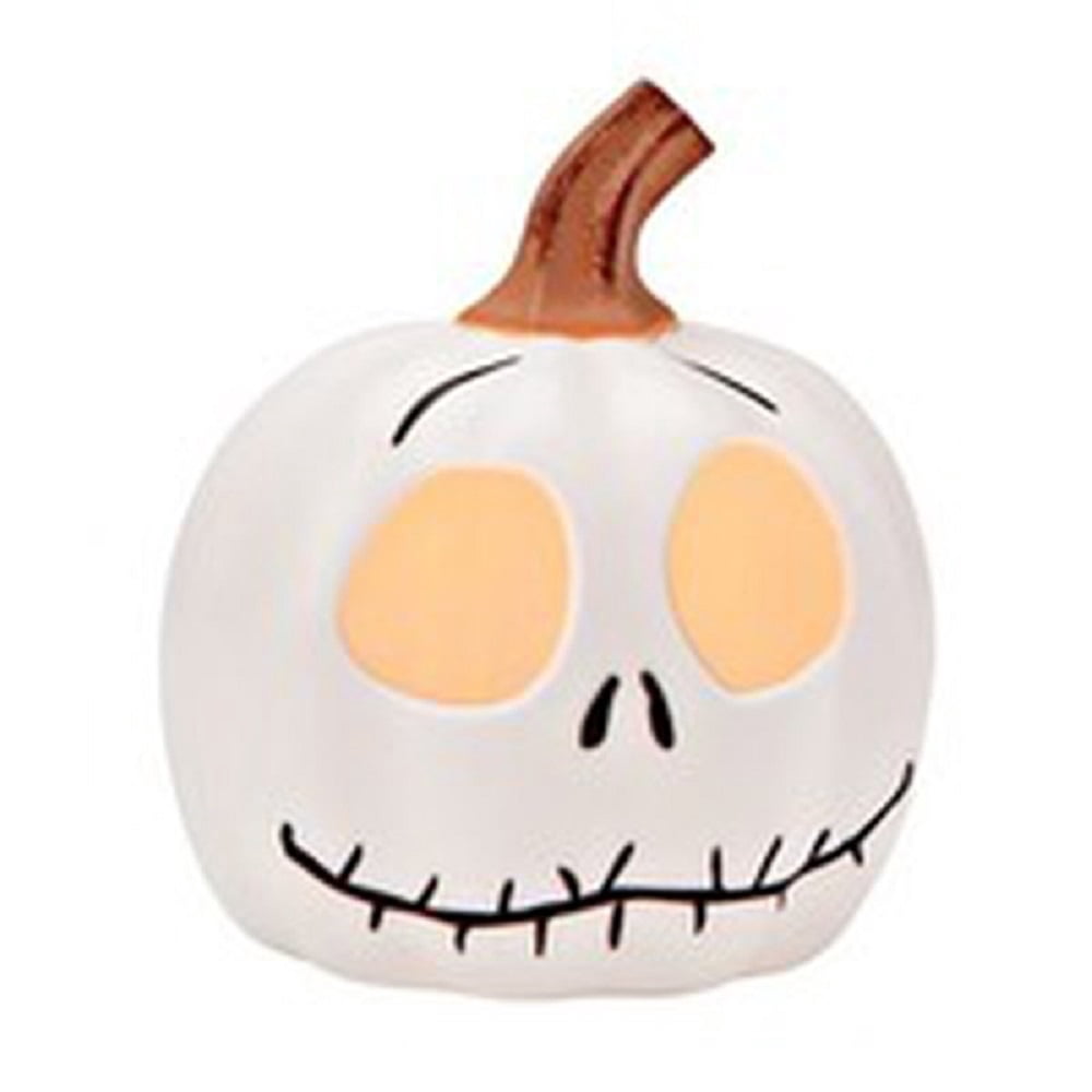 Disney NBC Jack Skellington 3.5" Mini Light Up Pumpkin Halloween ...