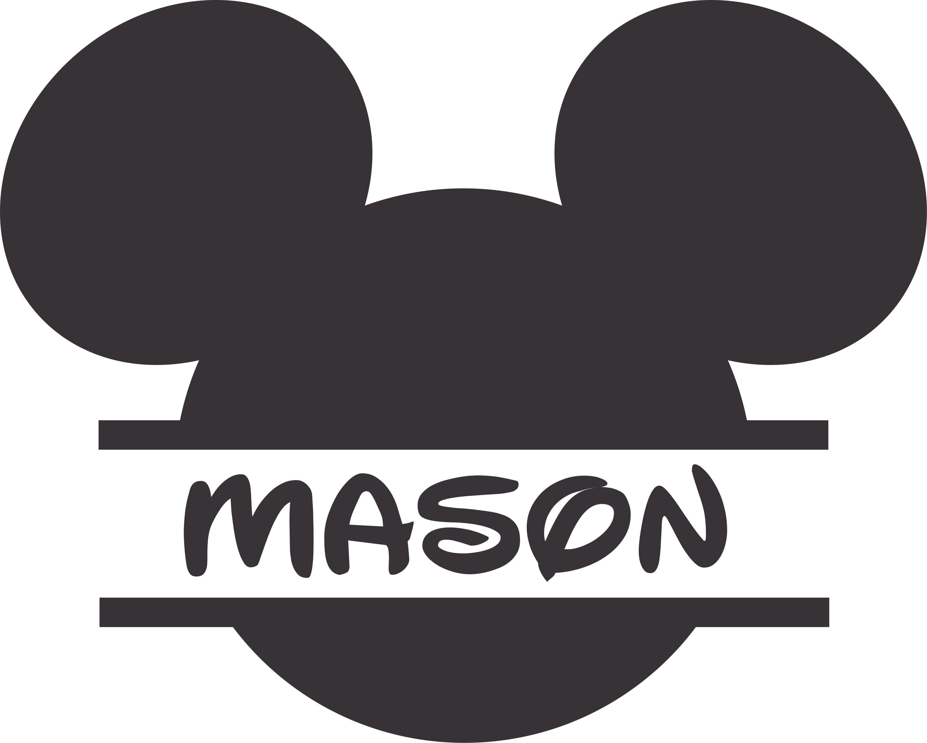 Customizable Disney Cartoon Wall Decal - Personalized Name Vinyl Art ...