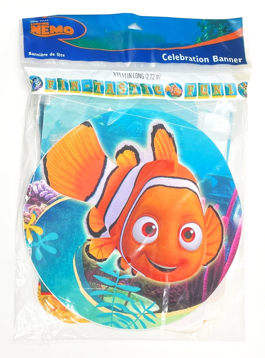 Disney Nemo Fin-Tastic Fun! Letter Party Decoration Banner - Dory ...
