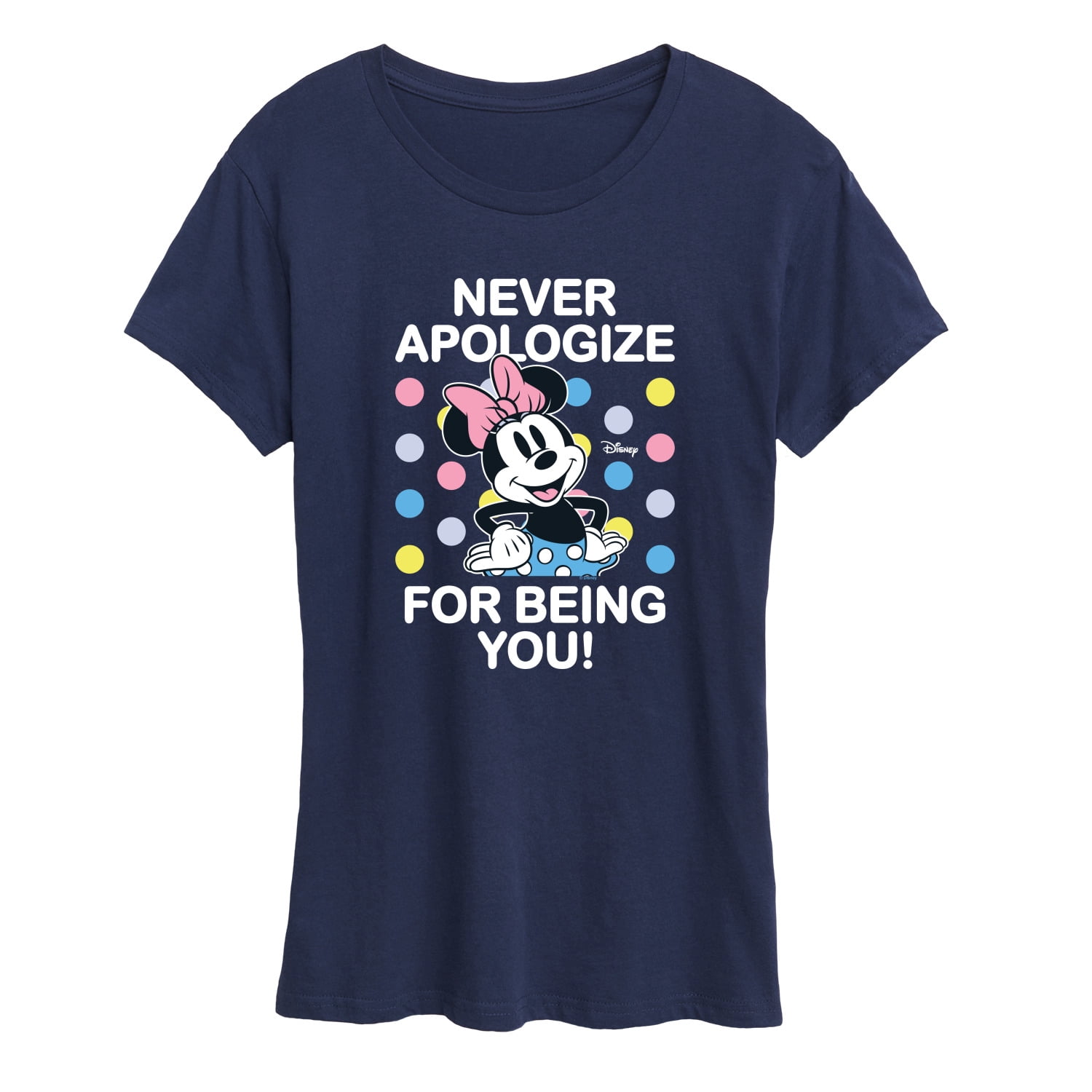 Disney - Never Apologize - Women's Short Sleeve Graphic T-Shirt ...