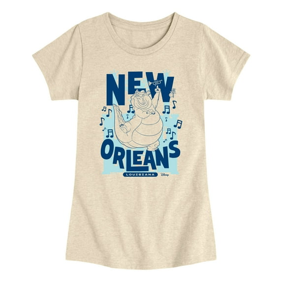 Disney - New Orleans Louis - Youth Girls Fitted Short Sleeve T-Shirt ...