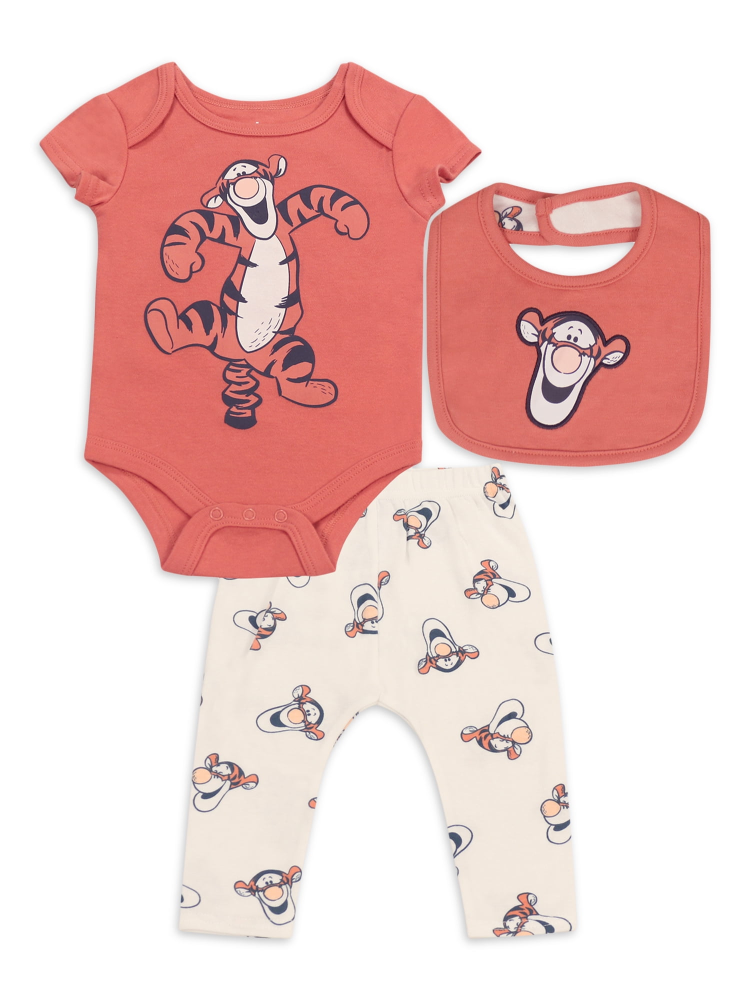 Disney Newborn Baby Boys Layette Set, 3pcs Bib Set, Sizes 0/3 Months ...
