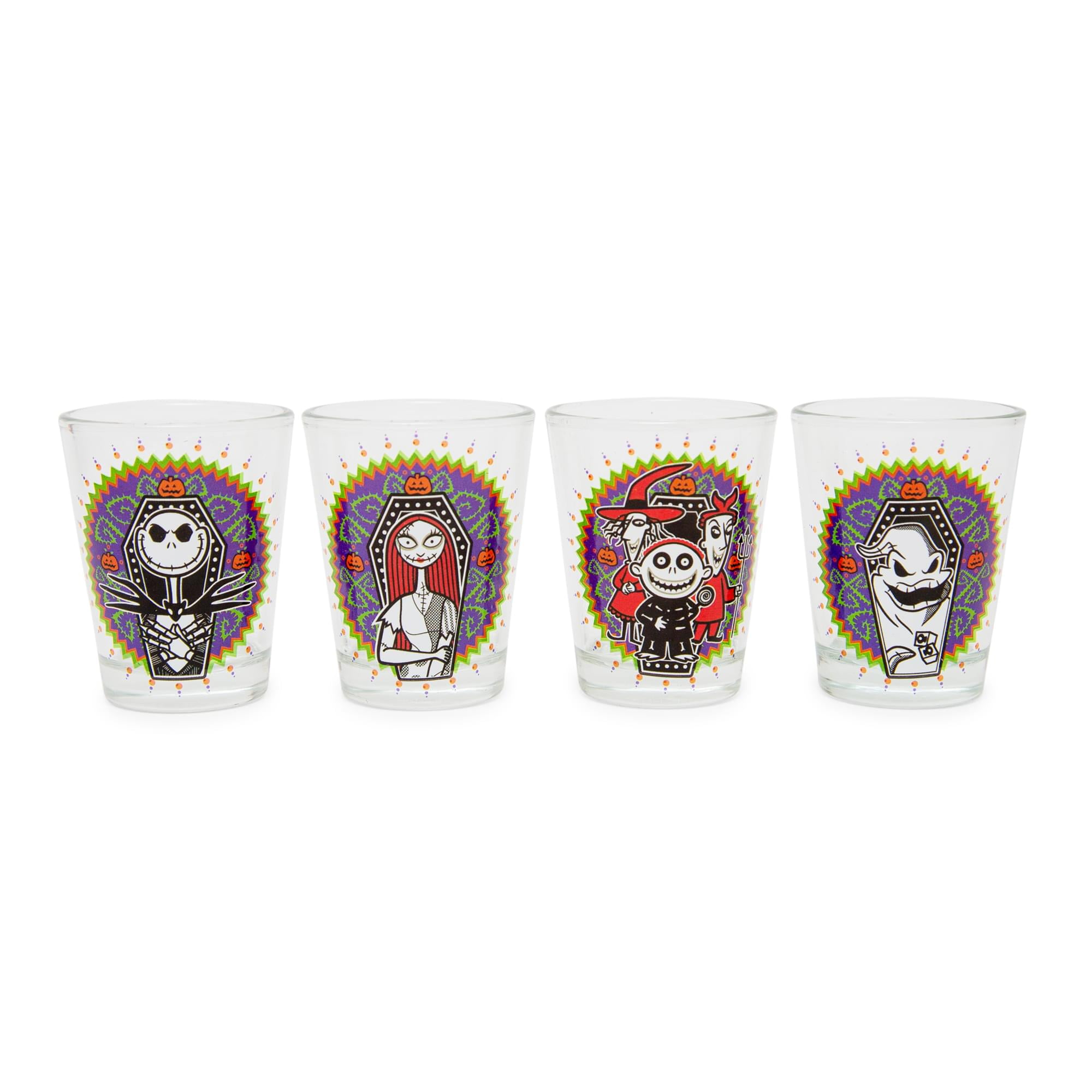 Disney Jack Skellington Halloween Drinking Mini Shot Glasses ...