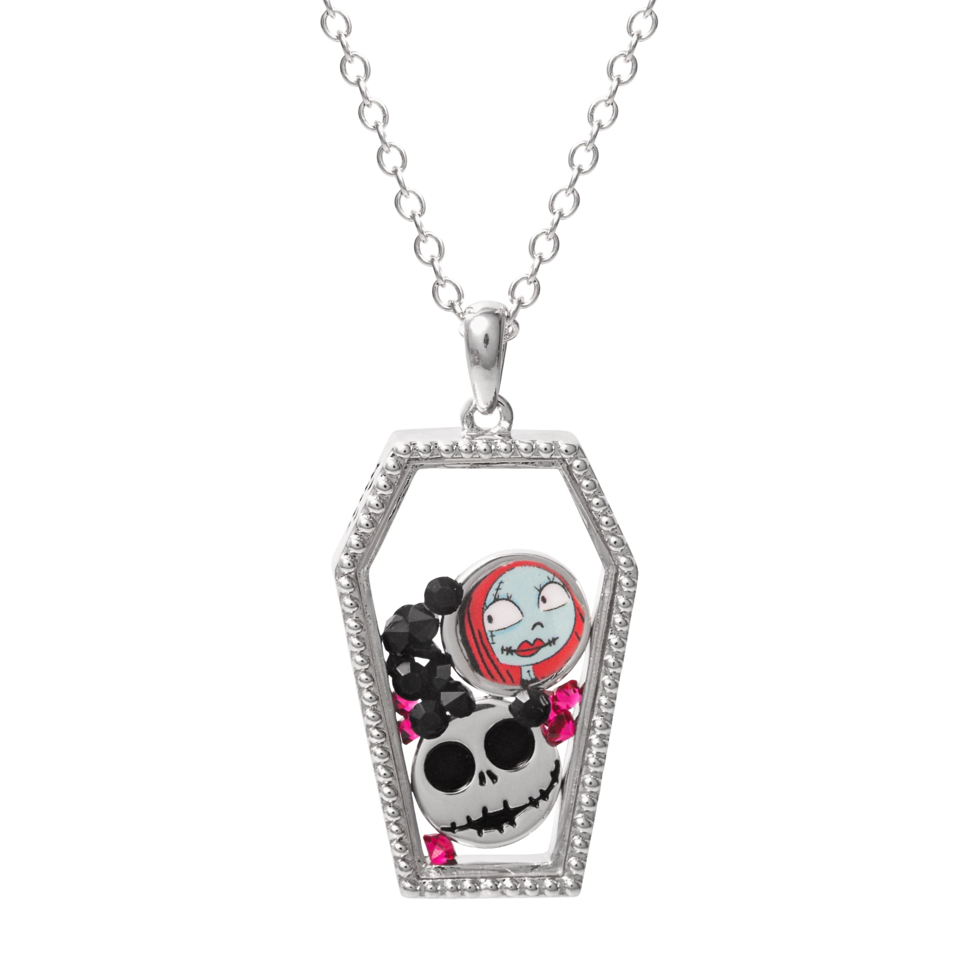 Disney The Nightmare Before Christmas Womens Necklace - Jack and Sally ...