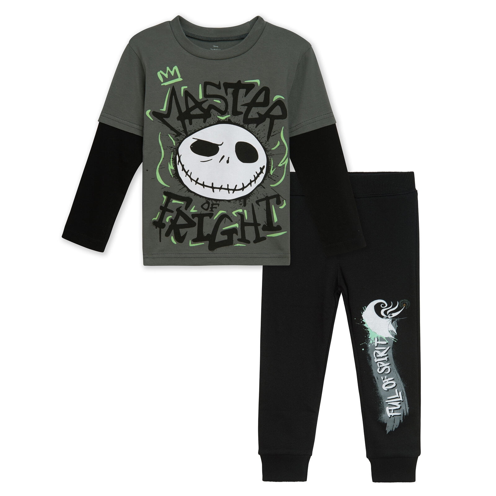 Disney Nightmare Before Christmas Jack Skellington 2fer T-Shirt and ...