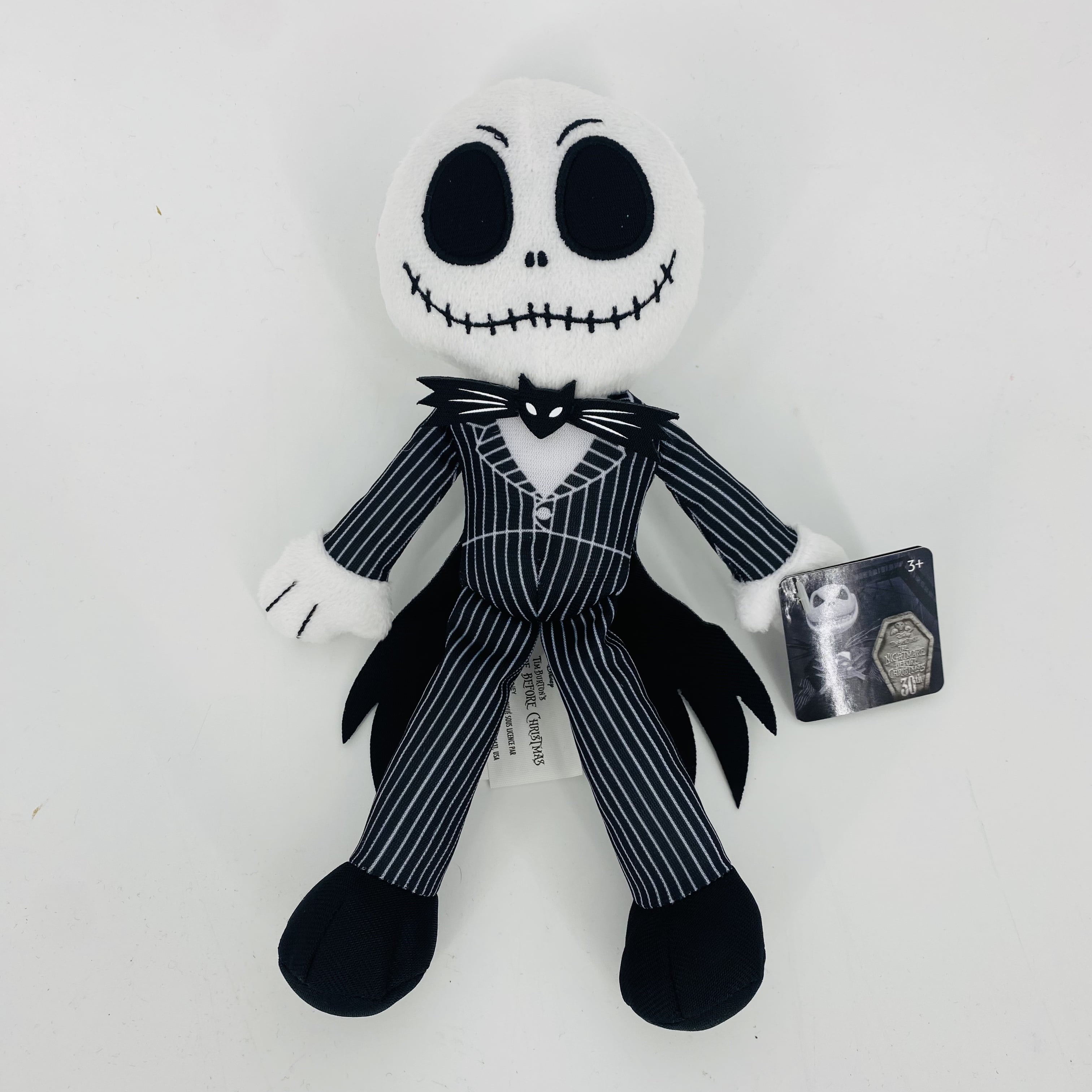 Disney Nightmare Before Christmas Jack Skellington 8 inch Plush Toy ...
