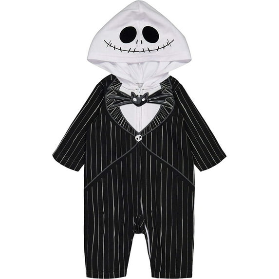 Disney Nightmare Before Christmas Jack Skellington Infant Baby Boys Zip ...