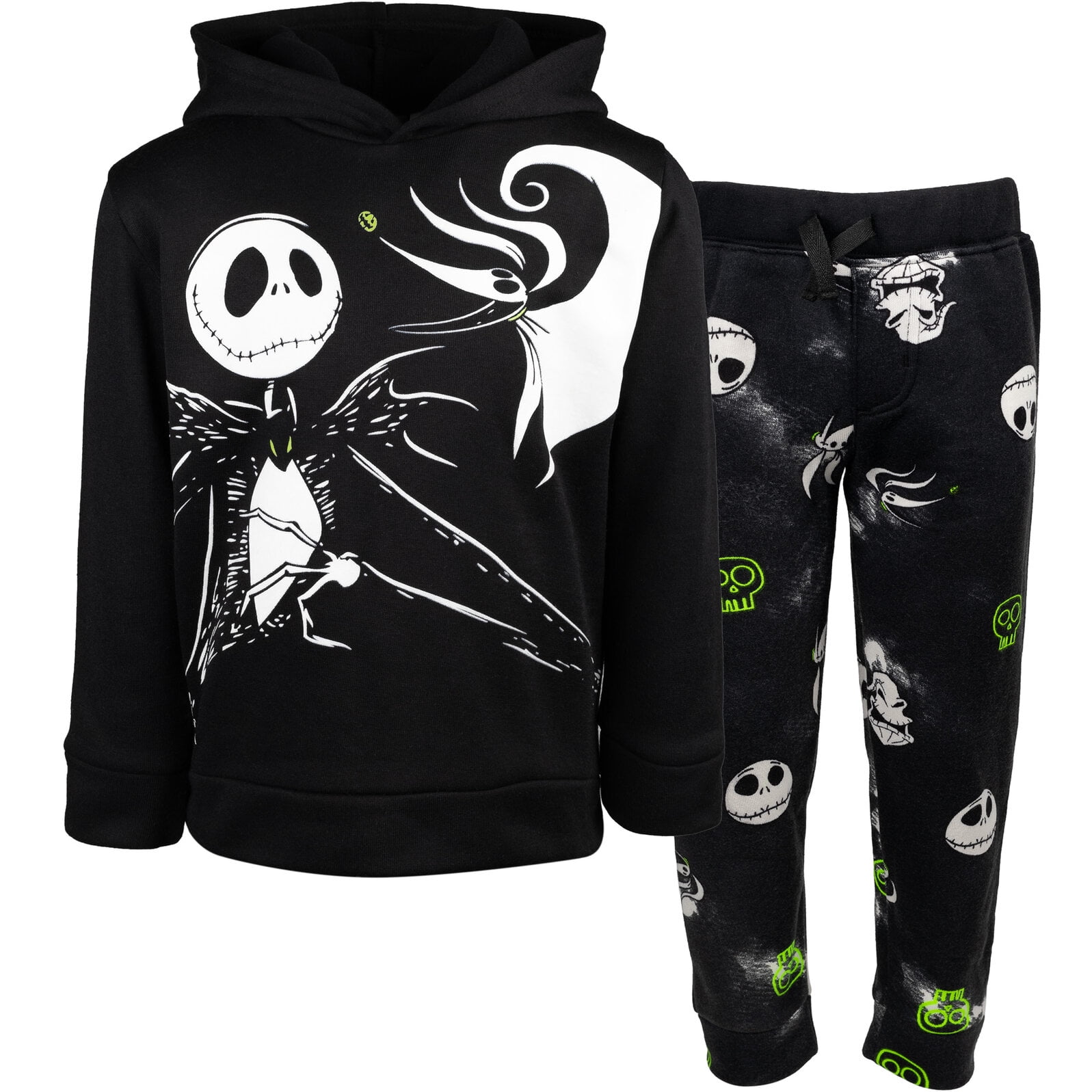 Disney Jack Skellington Toddler Boys Fleece Hoodie & Pants Set, Infant ...