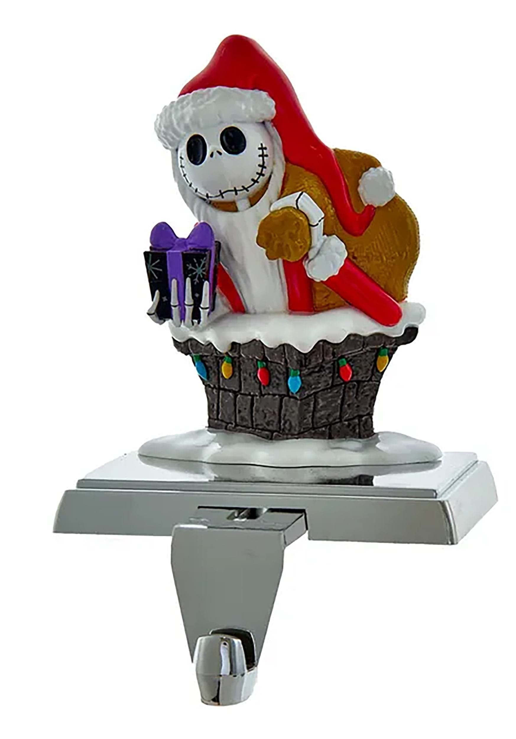 Disney Nightmare Before Christmas Jack in Chimney Stocking Holder, 6.5 ...