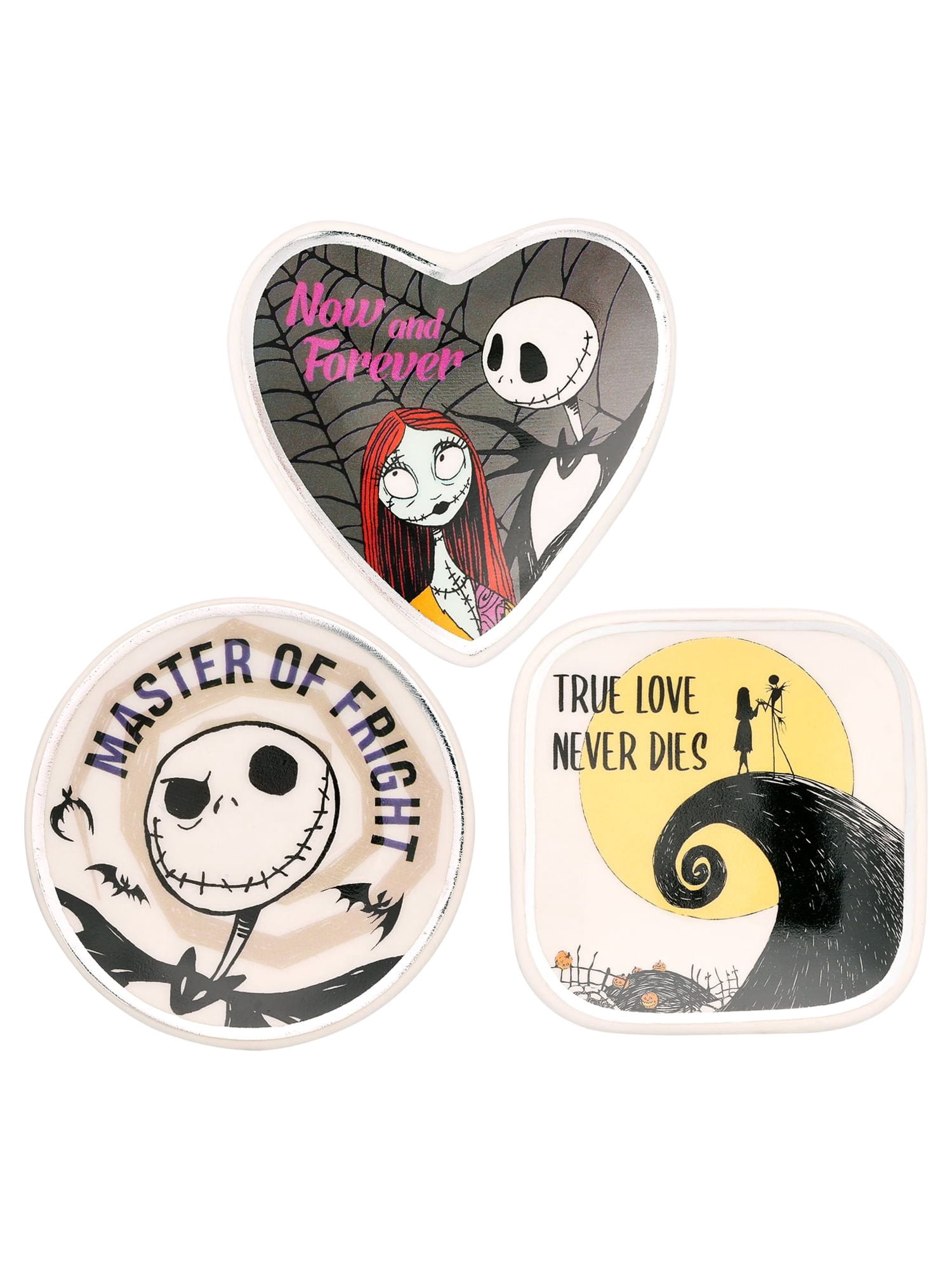 Disney Nightmare Before Christmas Mini Trinket Tray Set- 3 Pieces ...