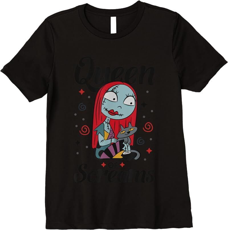 Disney Nightmare Before Christmas Sally “Queen of Screams” T-Shirt ...