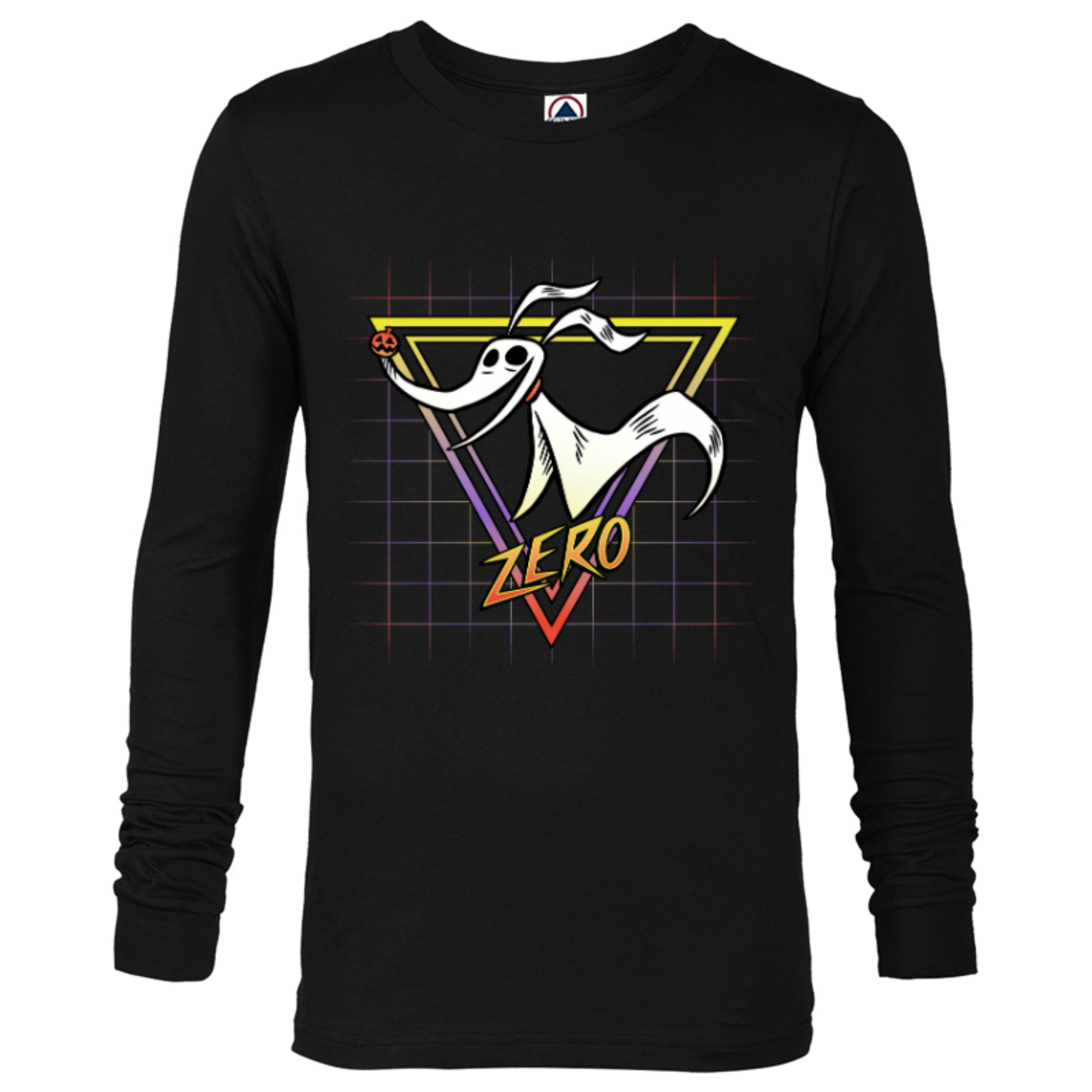 Disney Nightmare Before Christmas Zero Retro 90s - Long Sleeve T-Shirt ...