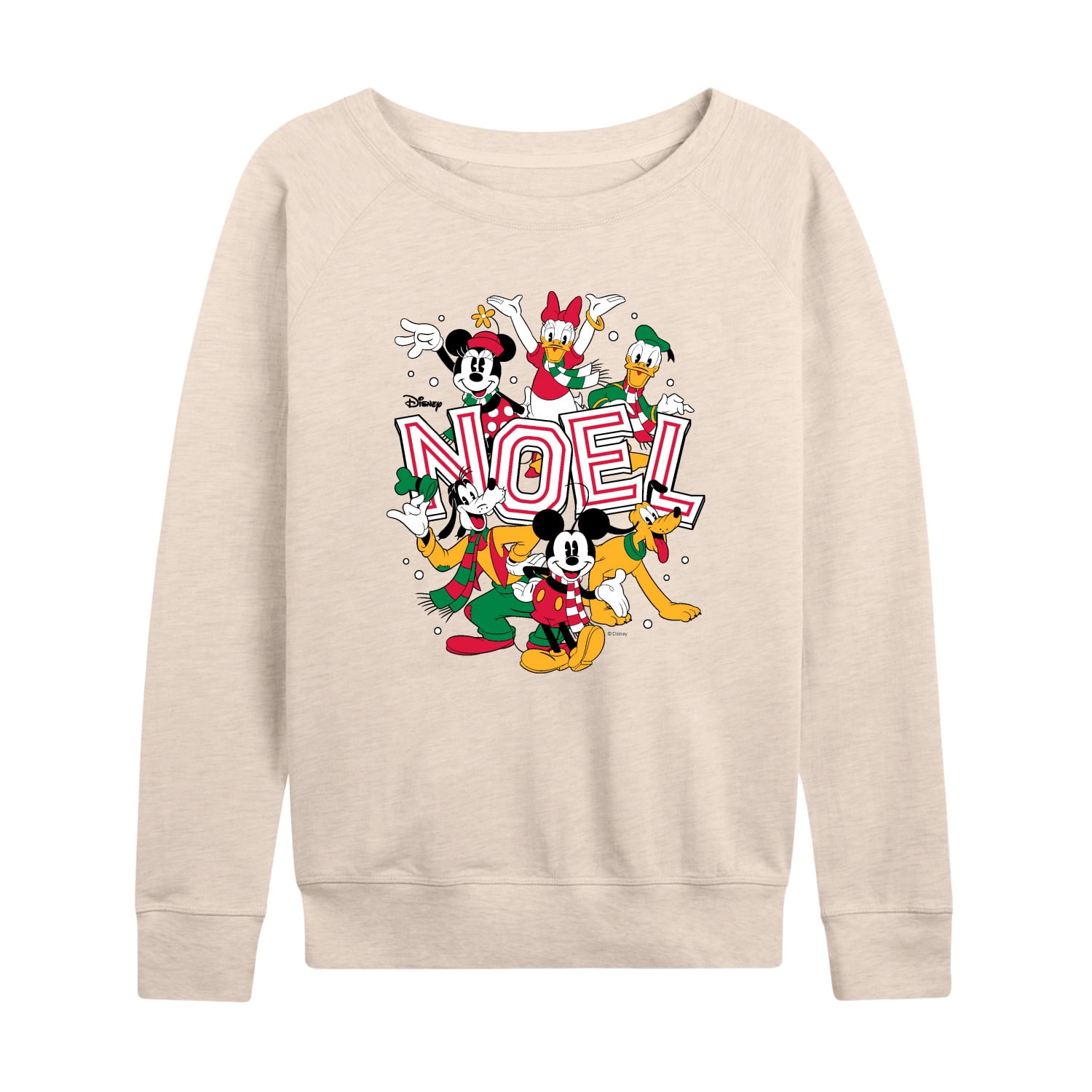 Disney - Noel - Women's French Terry Long Sleeve Pullover - Walmart.com