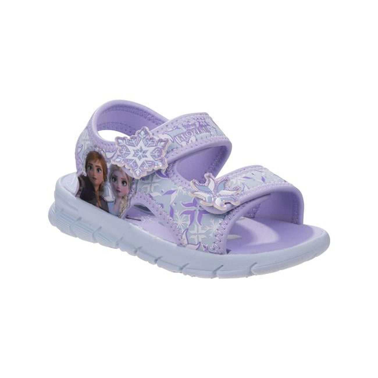 Disney O-CH85729O-Lilac-9 Frozen 2 Anna & Elsa Sandal, Lilac - Size 9 ...