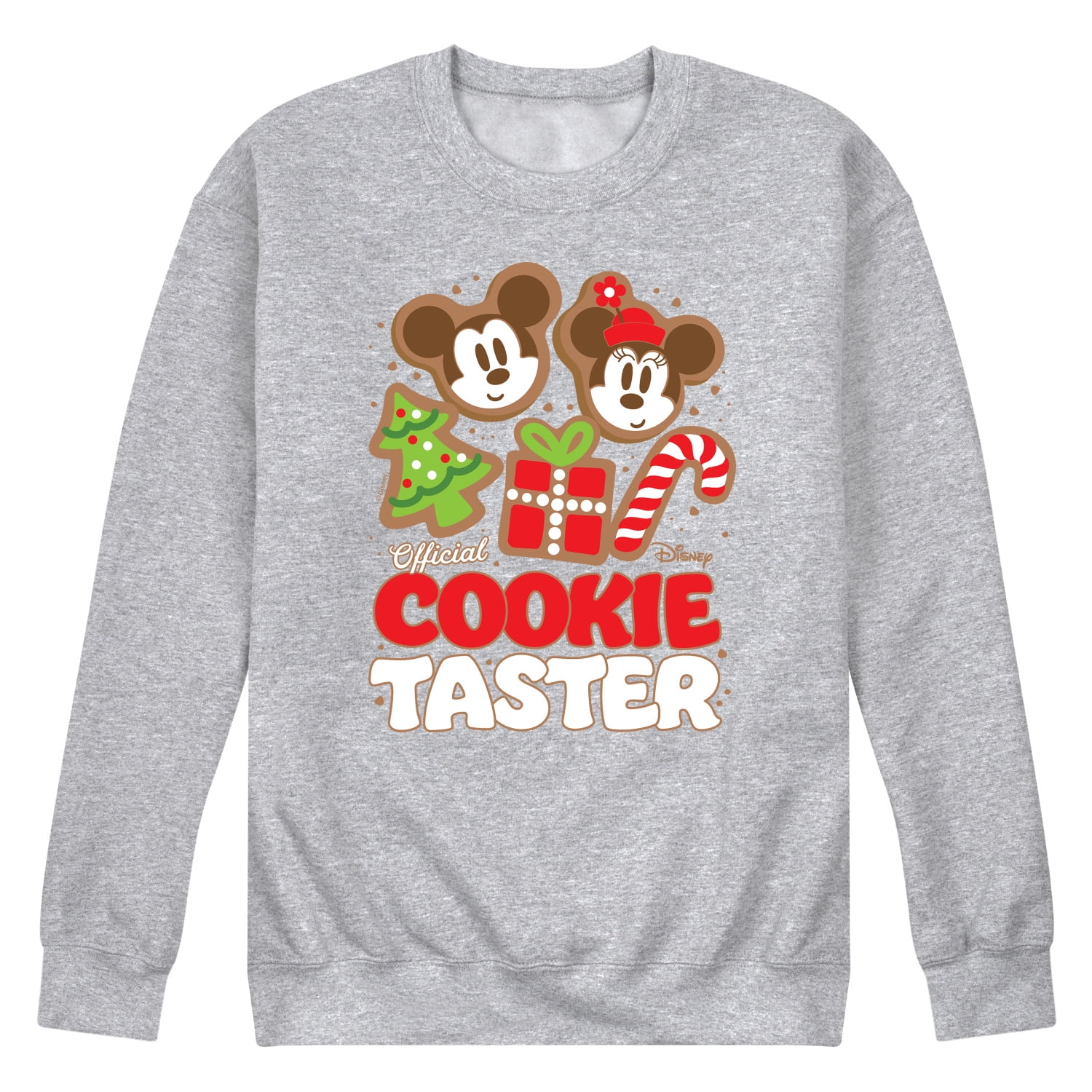 Disney - Official Cookie Taster Mickey And Minnie - Men's Crew Fleece ...