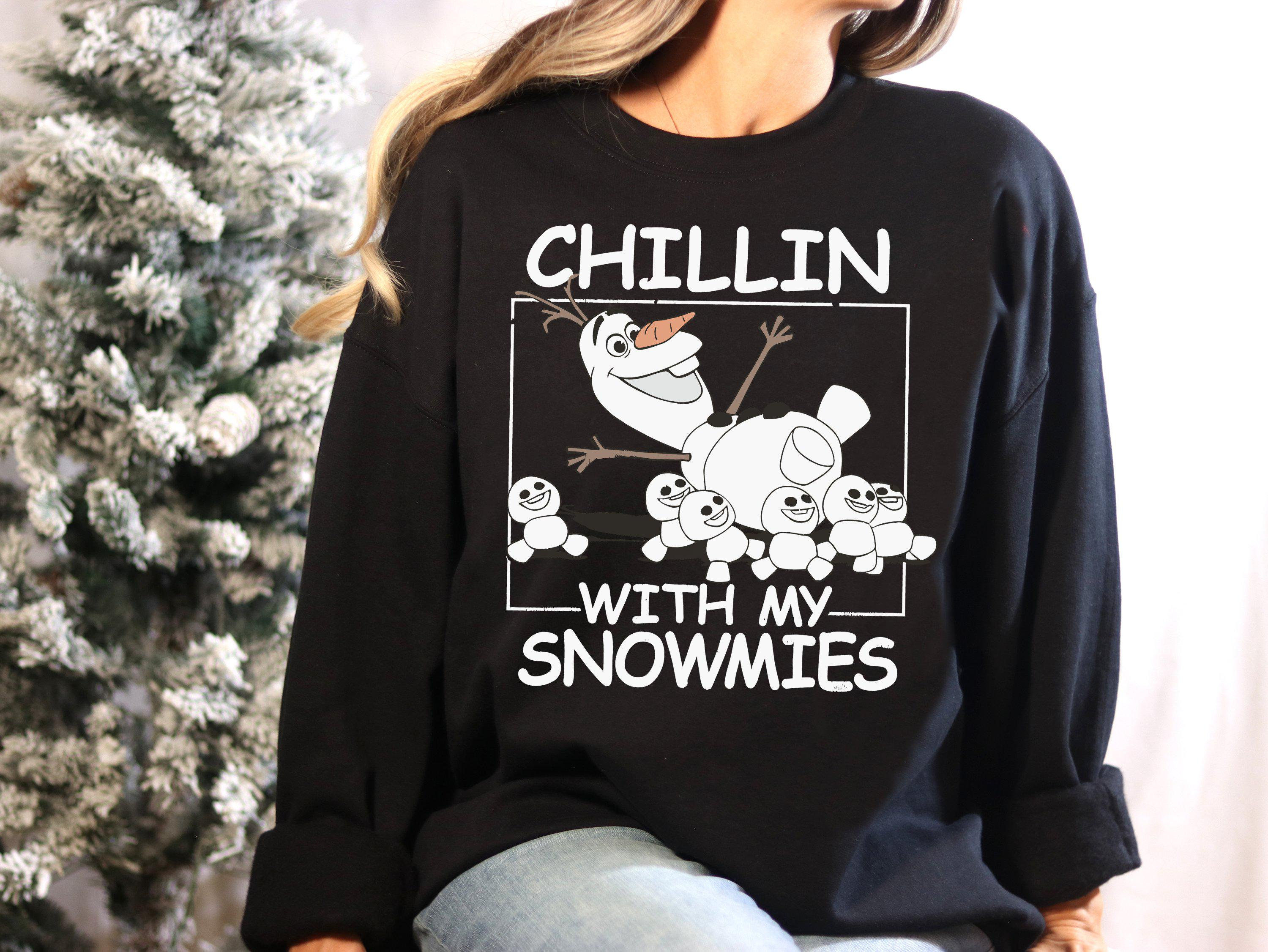 Disney Olaf Chillin With My Homies Shirt, Frozen Olaf Sweatshirt ...