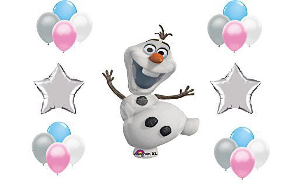 Disney Olaf Frozen Balloon 19 Piece Decoration Set - Anna, Elsa ...
