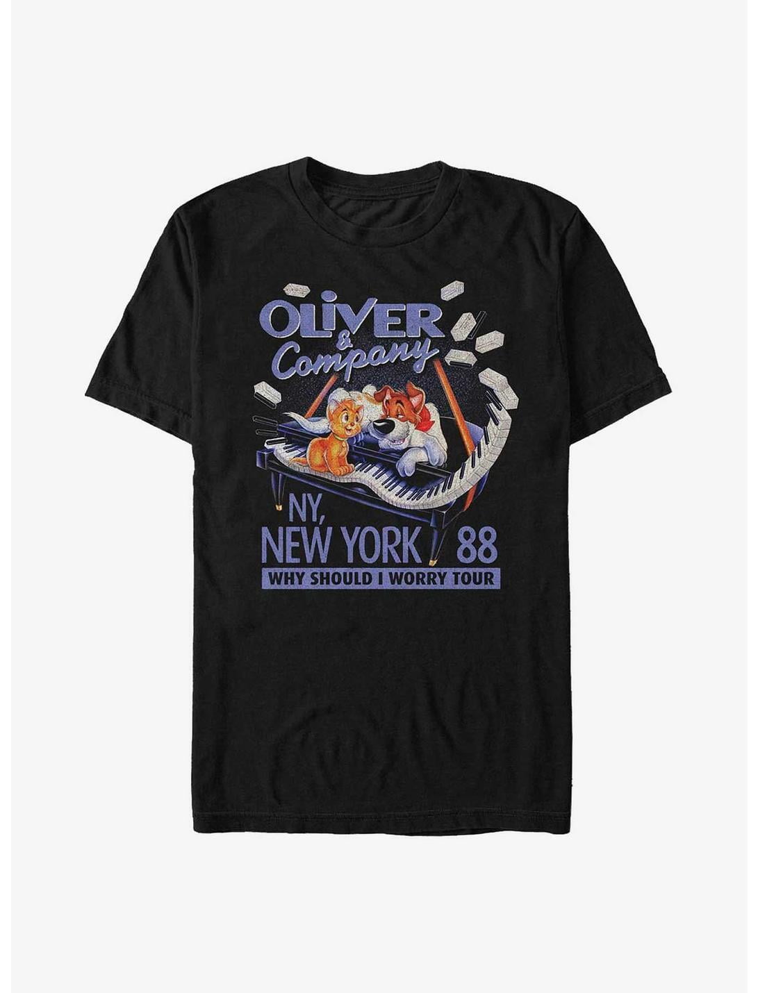 Disney Oliver & Company Tour Poster T-Shirt - Walmart.com