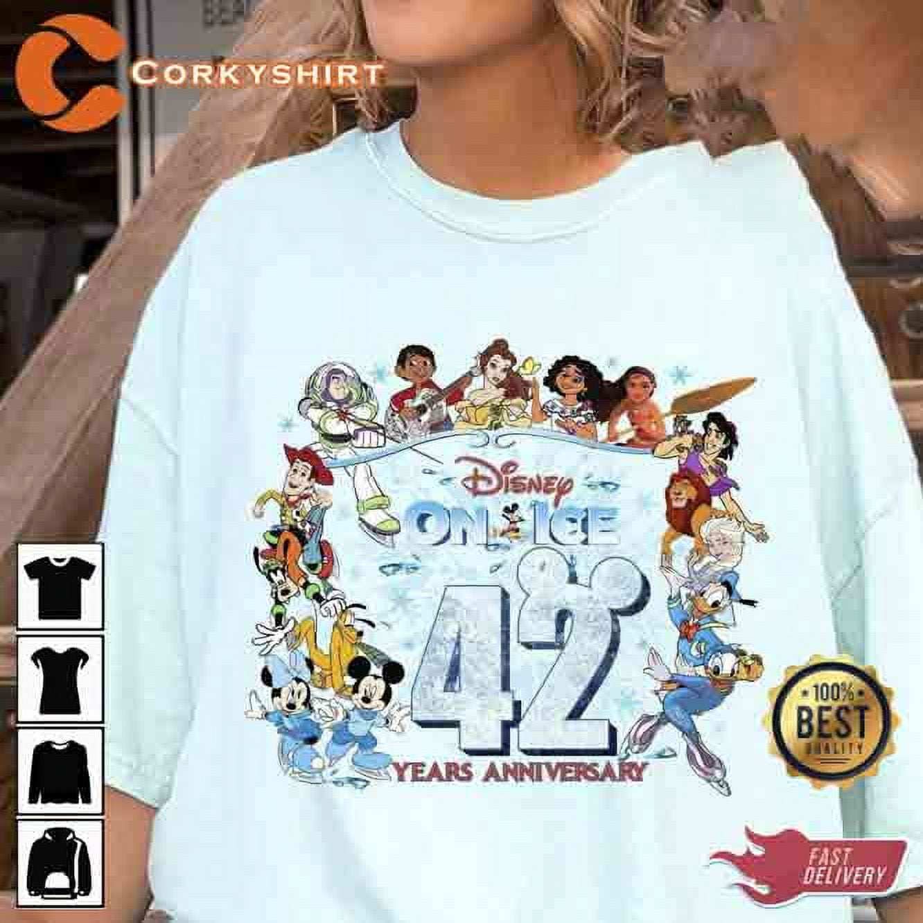Disney On Ice 42 Years Anniversary Shirt - Walmart.com