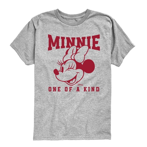 Disney - One Of Kind Minnie - Youth Boys Short Sleeve Graphic T-Shirt ...