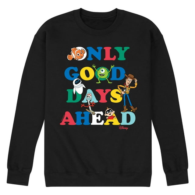 Disney - Only Good Days Ahead - Men's Crew Neck Fleece Pullover ...