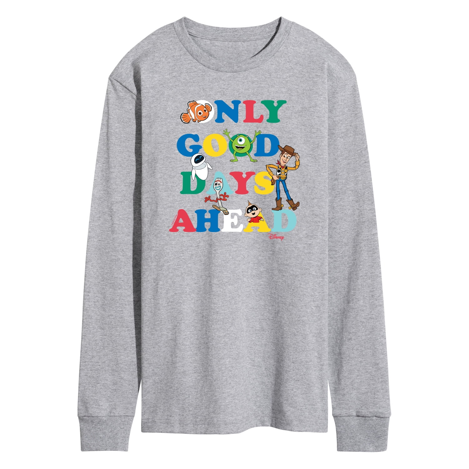 Disney - Only Good Days Ahead - Men's Long Sleeve T-Shirt - Walmart.com
