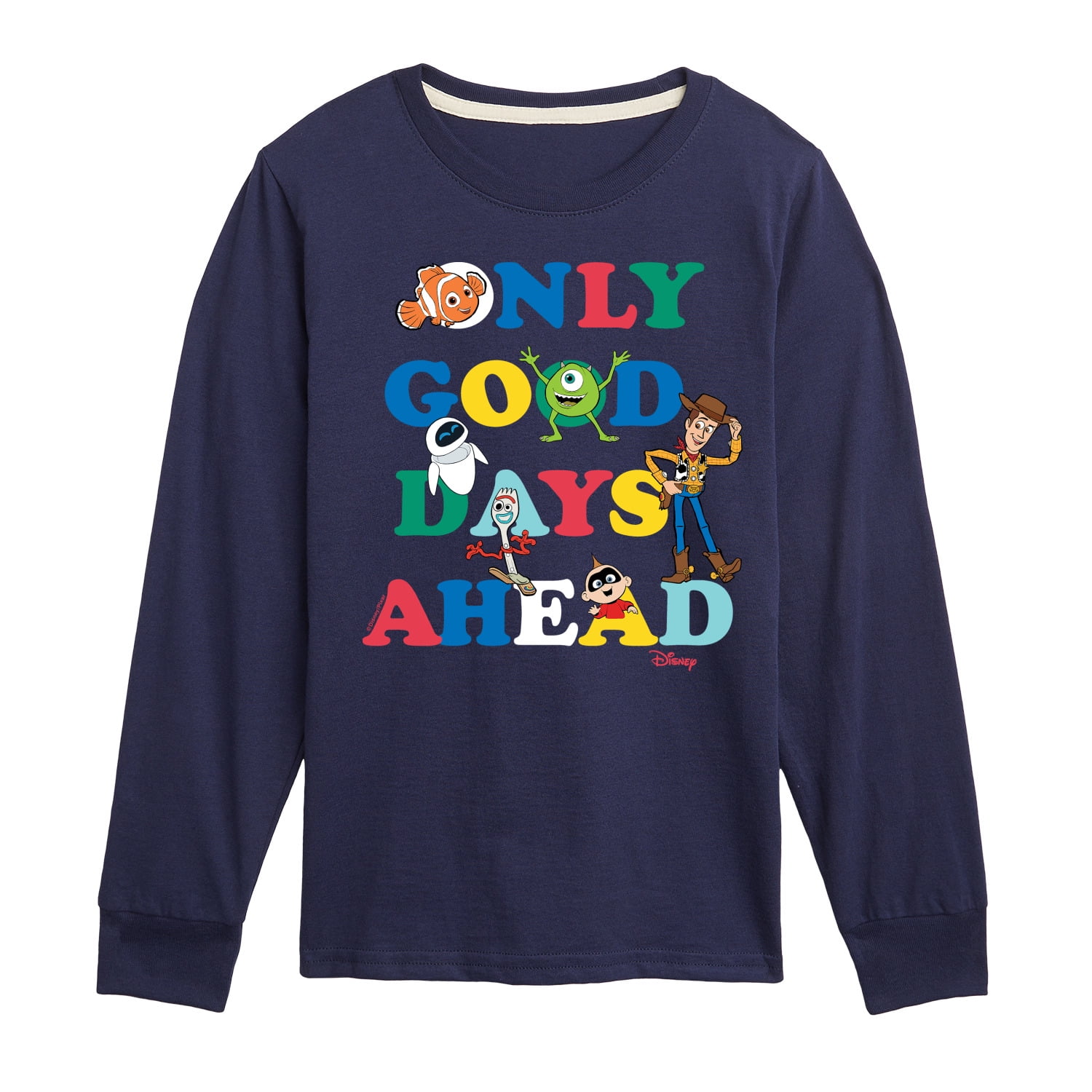 Disney - Only Good Days Ahead - Toddler & Youth Long Sleeve Graphic T ...